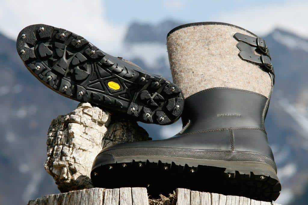 Grenzenlos Leder-Filz Winterstiefel - Skilift - mit spezial Vidia ...